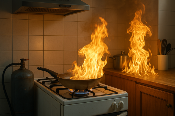 Kitchen Fire Safety: Gas Leaks & Grease Fire Risks You Overlook
