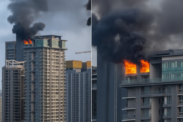 Fire in Mumbai’s Goregaon Apartment and Crawford Market